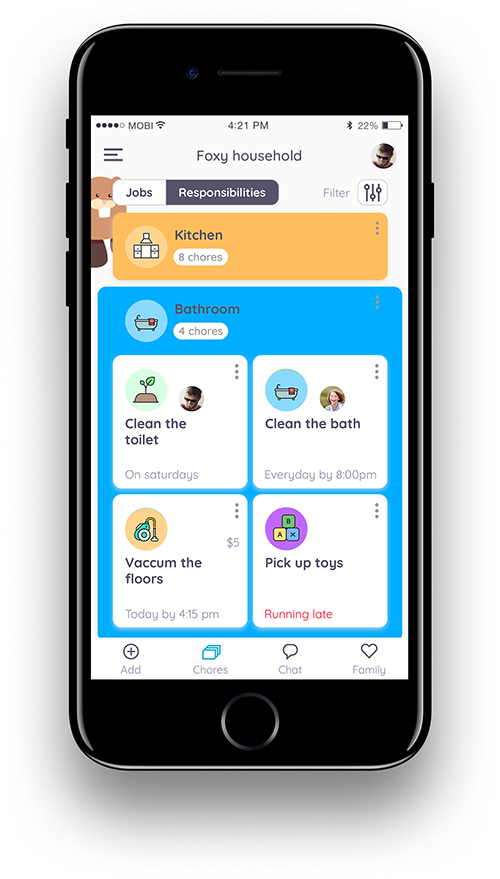 Homey app for Chores, Rewards and Allowance - Homey app for families